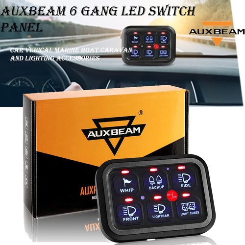 Auxbeam BC60 6 GANG LED SWITCH PANEL OFF ROAD LIGHT CONTROLLER for Ford ...