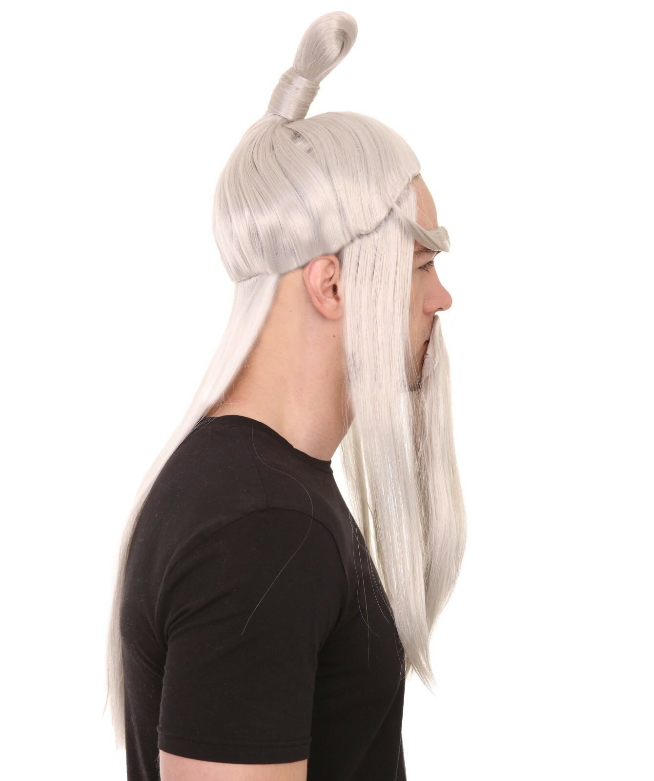 Martial Arts Master Chinese Kung Fu Manchu Mustache Beard Eyebrow Wig ...