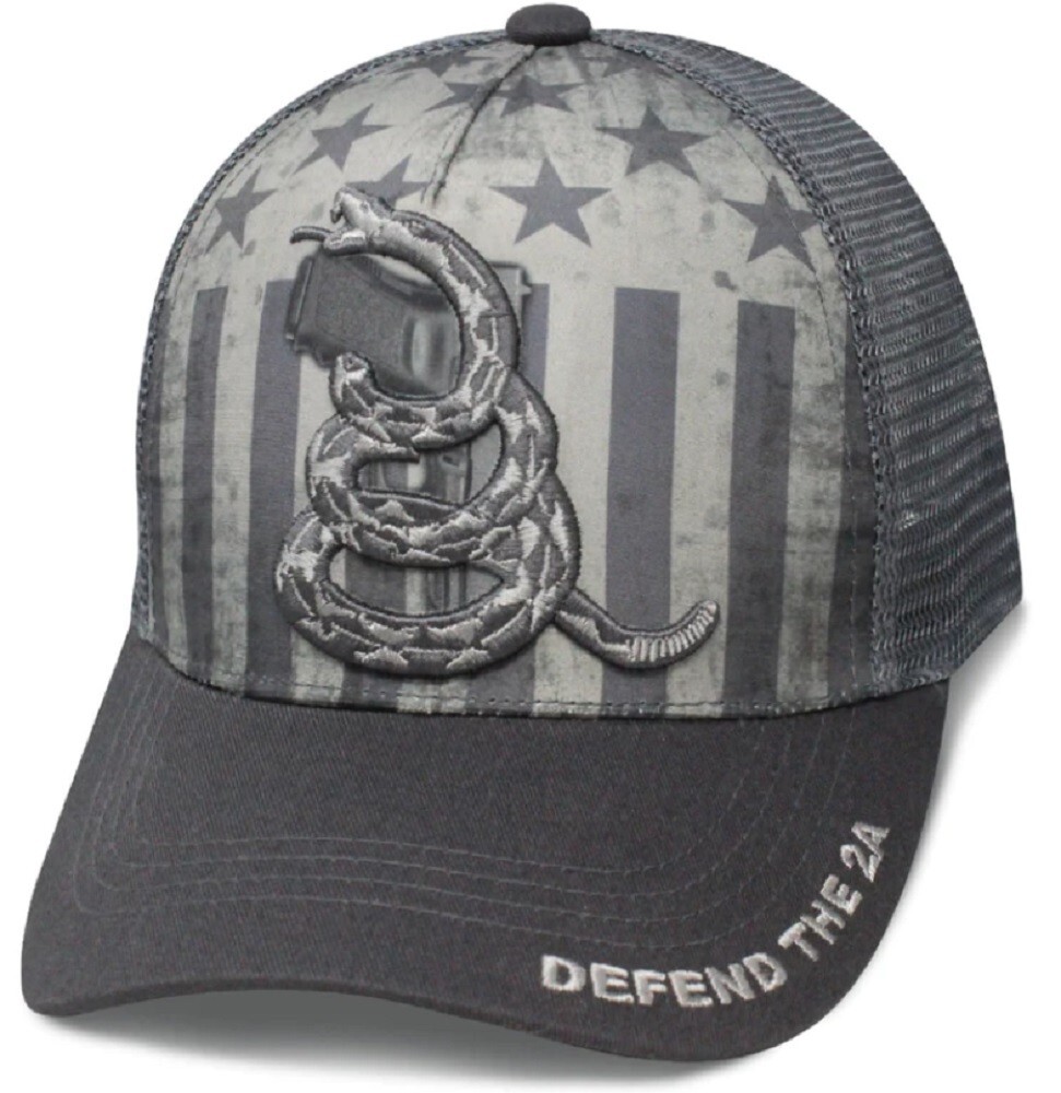 Don't Tread on Me Gadsden Flag Snake 2nd Amendment 2A Embroidered Ball ...