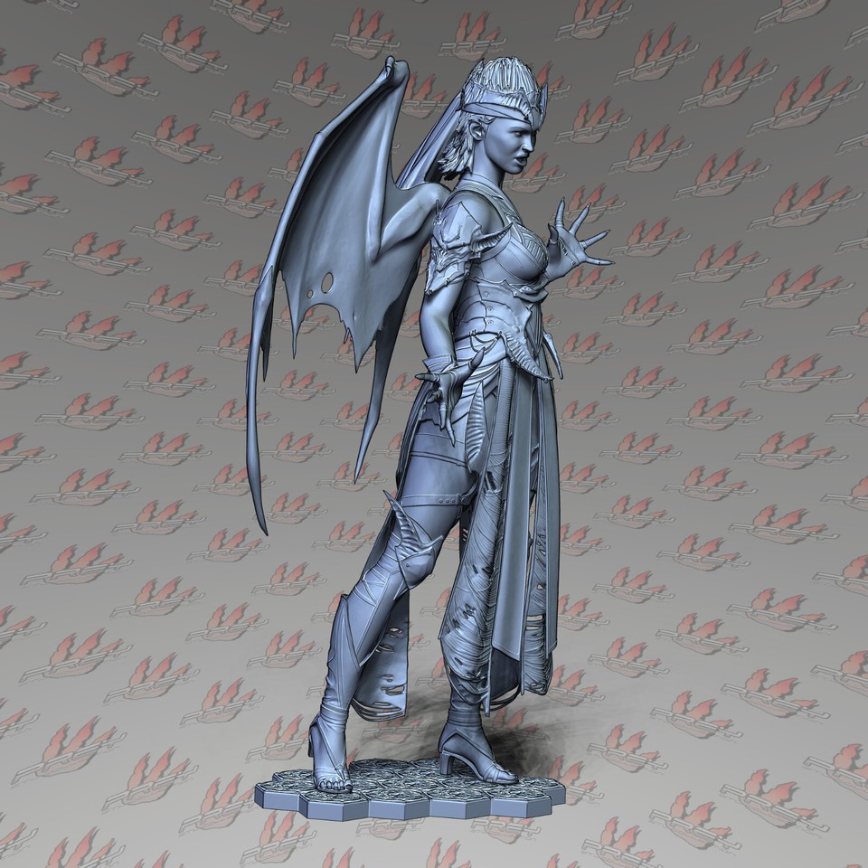 Nitara 3D Printed Figure - Mortal Kombat Vampire Warrior Collectible | eBay