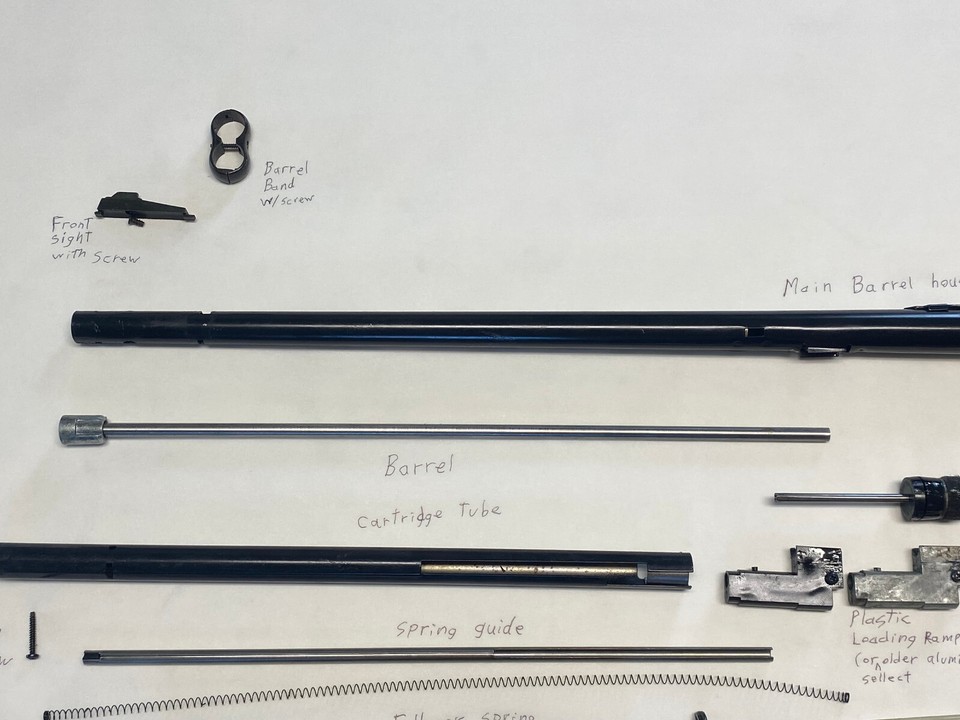 Original parts - Daisy model 1894 BB gun Stock Barrel Band Trigger ...