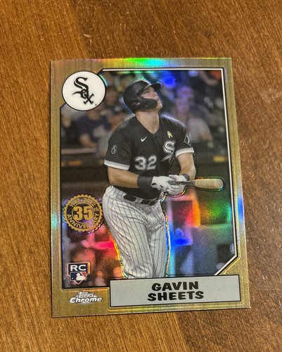 Gavin Sheets 2022 Topps Chrome 1987 Rookie 87BC Padres White Sox Wake ...