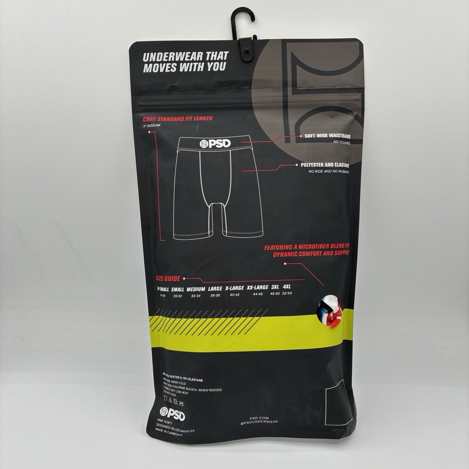 PSD Core Standard Premium Boxer Briefs 3 Pack Size Medium - New- Sunburst Luxe | eBay