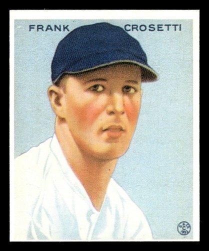 Frank Crosetti 1983 Galasso 1933 Goudey Reprint #217 New York Yankees ...