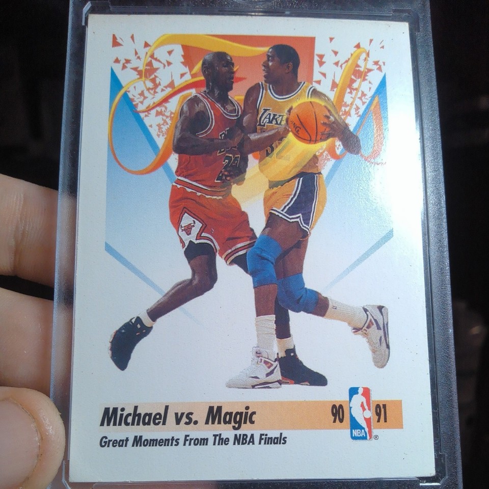 1991 Skybox Magic Johnson Vs. Michael Jordan Chicago Bulls #333 | eBay