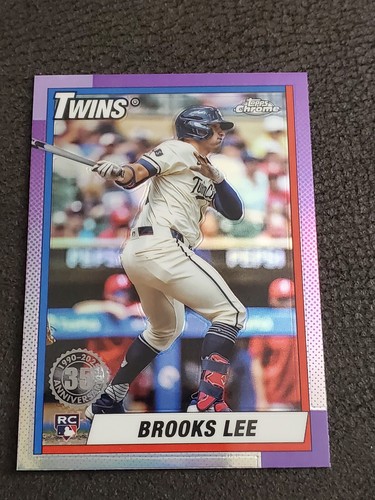 2025 Topps Chrome Brooks Lee 90CB-20 1990 35th Anniversary Rookie RC | eBay