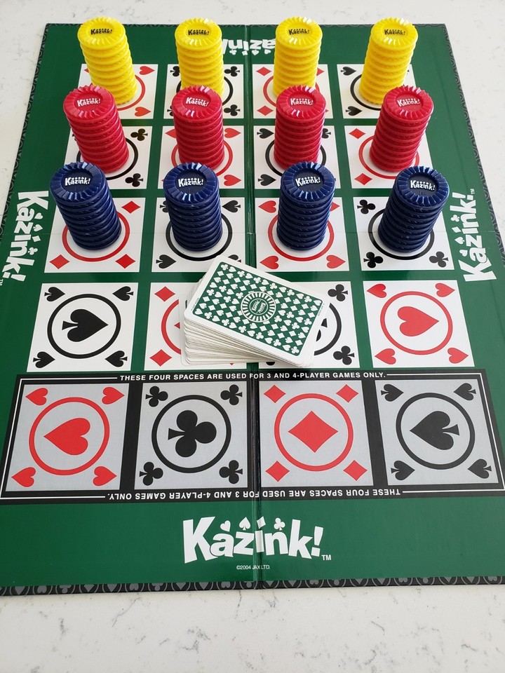 Kazink! Family Board Game STACK 'EM UP- THREE IN A ROW! Strategy Fun ...