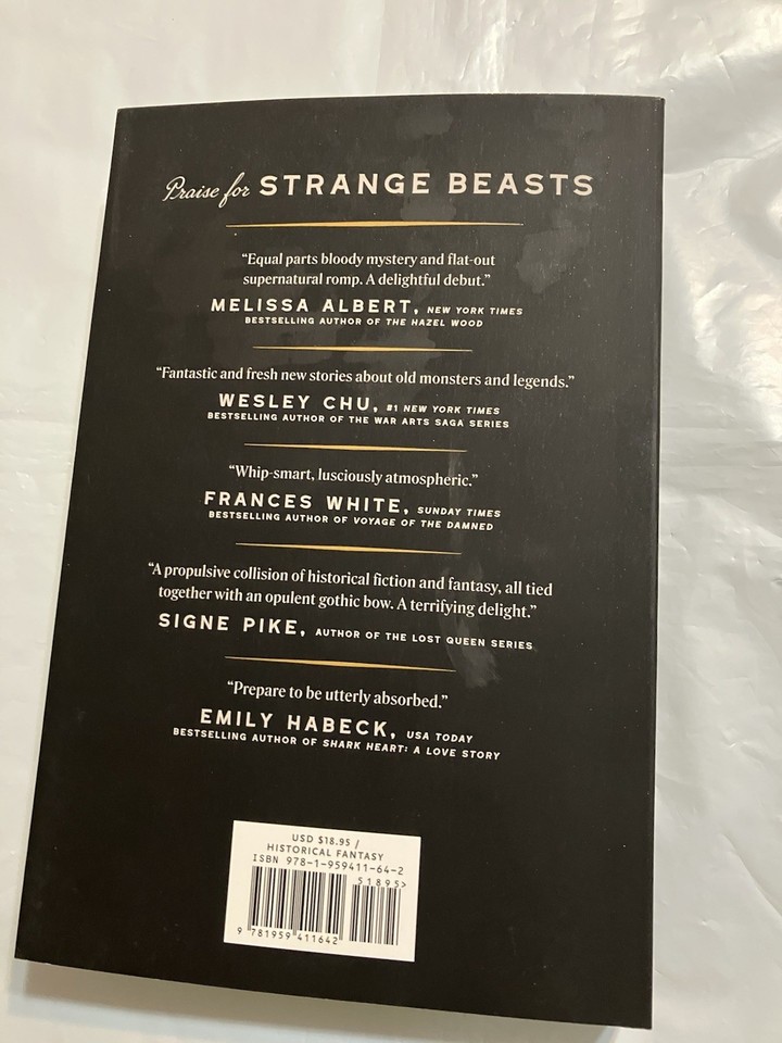 STRANGE BEASTS BY SUSAN J. MORRIS (2024, Trade Paperback) 9781959411642 ...
