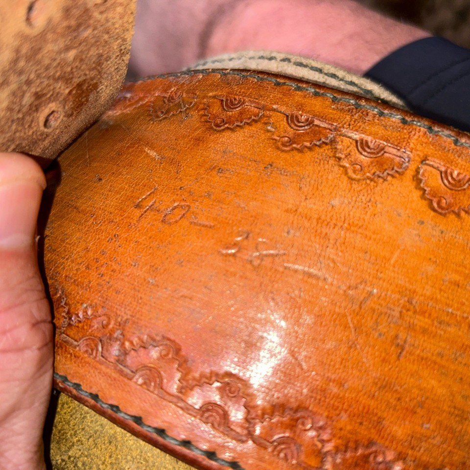 Vintage Tooled Pattern SAA Single Action Army Holsters And Gun Belt | eBay