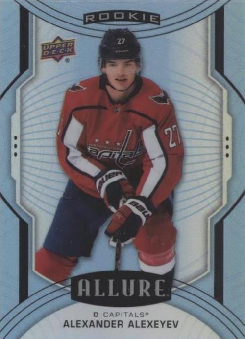 2020-21 Upper Deck Allure - Rookie SP Alexander Alexeyev #146 Double ...
