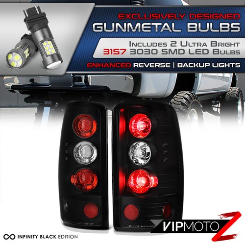 "Super Bright LED Reverse Bulb" Black Tail Light 00-06 Yukon Suburban ...