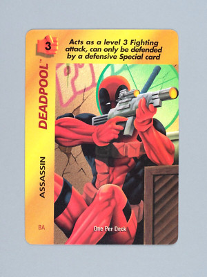 1995 Marvel Overpower CCG Deadpool Assassin # BA | eBay