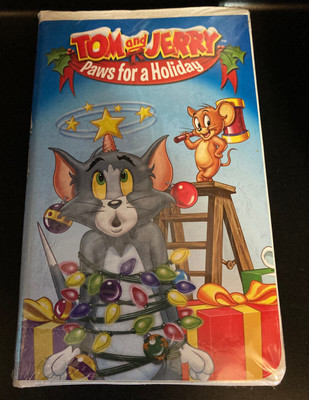 Tom And Jerry Paws For A Holiday VHS Sealed / New Movie Clamshell ...