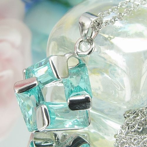 Necklace And Pendant Monument Sapphire Blue IN Coated Of Gold White | eBay