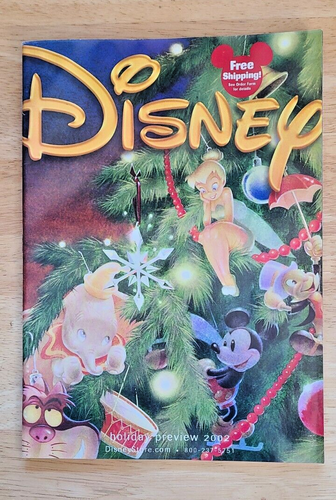 Disney Store Catalog CHRISTMAS TREE HOLIDAY PREVEIW 2002 BUY 2 GET 1 ...
