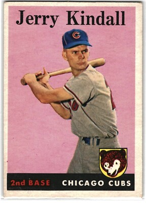 1958 Topps Baseball Jerry Kindall Chicago Cubs #221 | eBay