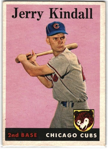 1958 Topps Baseball Jerry Kindall Chicago Cubs #221 | eBay