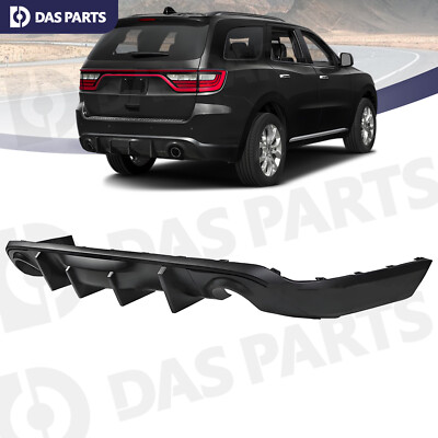 Matt Black Shark Fin Rear Bumper Diffuser For 2011-2024 Dodge Durango R ...