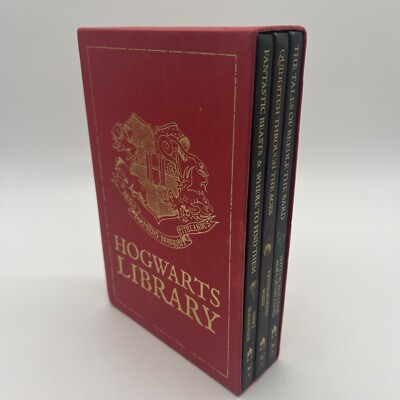 The Hogwarts Library Box Set Of 3 by Rowlings - Fast Shipping | eBay