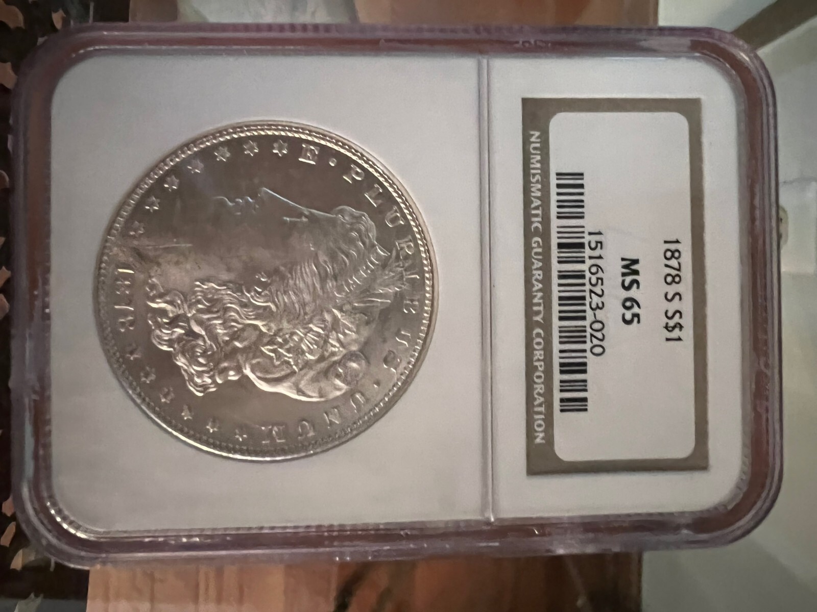 1878-S MORGAN DOLLAR NGC MS65 FROM A SPECIAL COLLECTION OF MS 65 AND ...