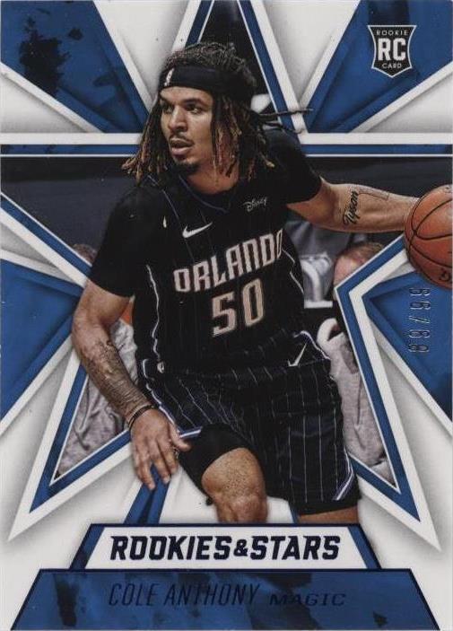 2020-21 Panini Chronicles - Rookies and Stars Cole Anthony #665 Blue ...