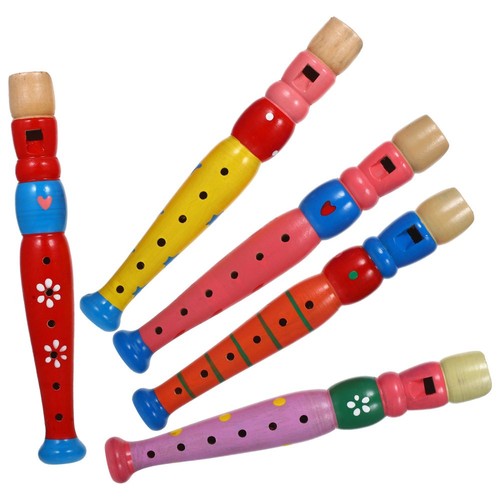 6 -Hole Flauta Dulce Novelty Toy Recorder for Children Kids Music Flute ...