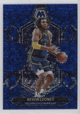 2023-24 Panini Mosaic Fast Break Blue Mosaic Prizm /85 Kevon Looney ...