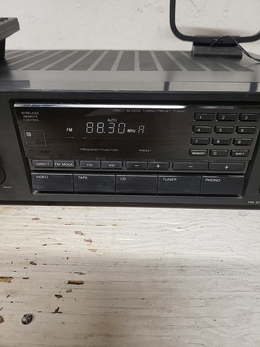 Sony STR-AV310 AM/FM Receiver works SOLD AS IS With Rare Remote Clean ...