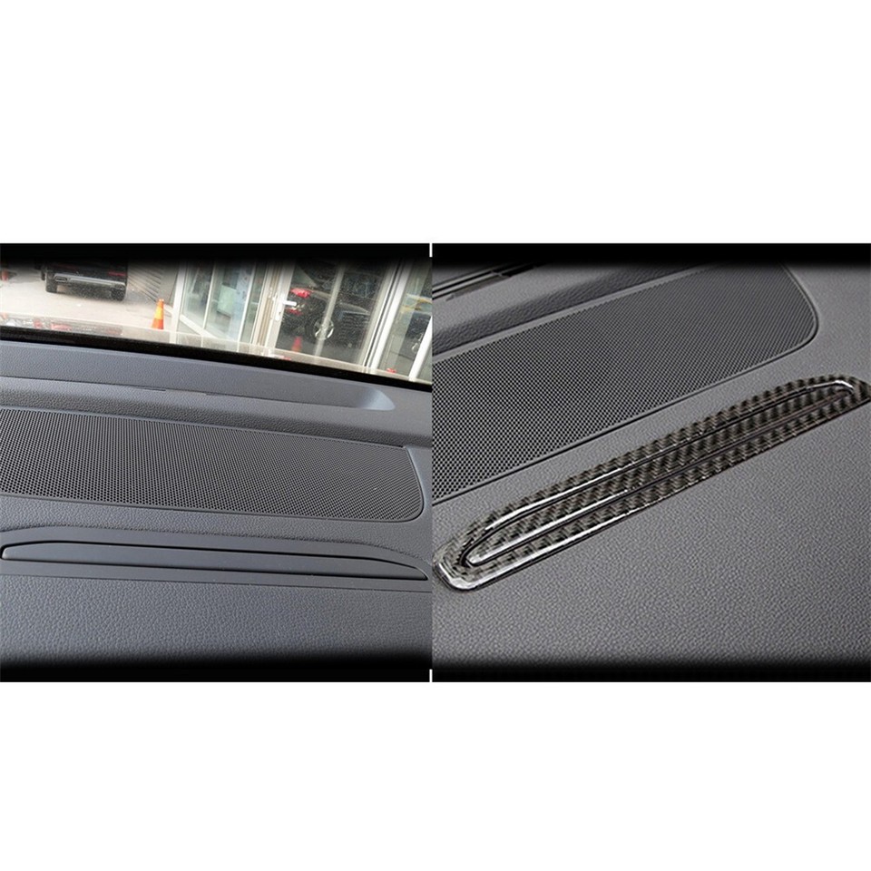 Navigation Box Panel Trim Interior Carbon Fiber Sticker For Audi Q7 ...