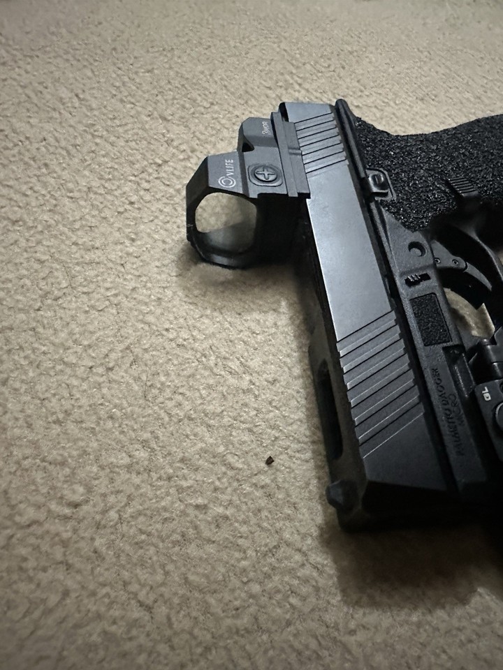 Glock 43x Brownells Stripped Slide Cv-life Rmr Cut Green Dot Rms-rmr ...