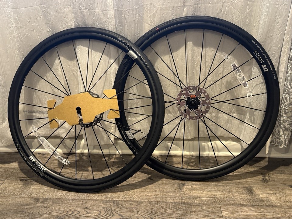 New Road Wheel DT Swiss Wheelset Schwalbe One Tires Shimano Rotors ...