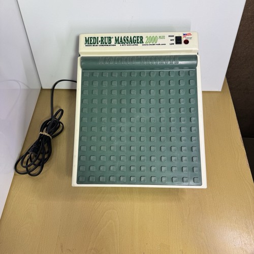 Medi-Rub Massage 2000 Plus MR-3F 2 Speed Vibrating Foot Massager TESTED ...