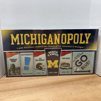 Michiganopoly Michigan Monopoly University of Michigan Game SEALED! GO ...