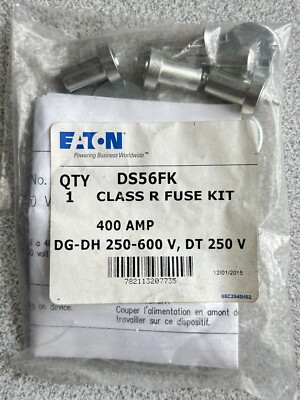 NEW Eaton DS56FK Type R Fuse Adapter Kit 400A 240-600V for H-D Safety ...