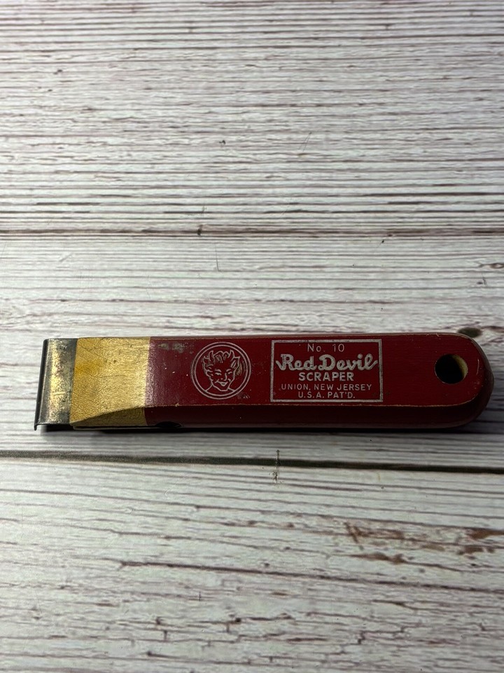 Vintage Red Devil Scraper #10, 1” X 5” | eBay