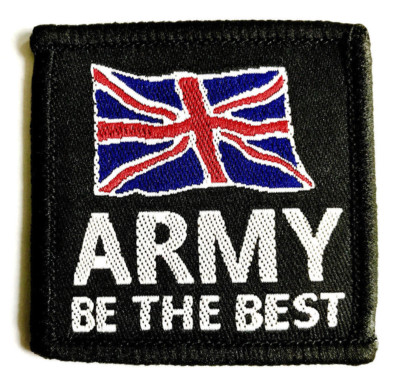 BRITISH ARMY UNION JACK PATCH sew on military embroidered flag badge Be ...