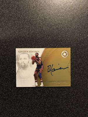 Bob Lanier 2018 Opulence Golden Vintage Gold Auto Autograph 23/25 | eBay