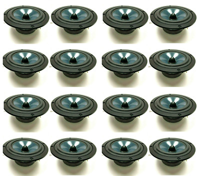 16pcs Brand NEW CAR AUDIO Clif Designs 6.5" Midbass Speaker Midrange ...