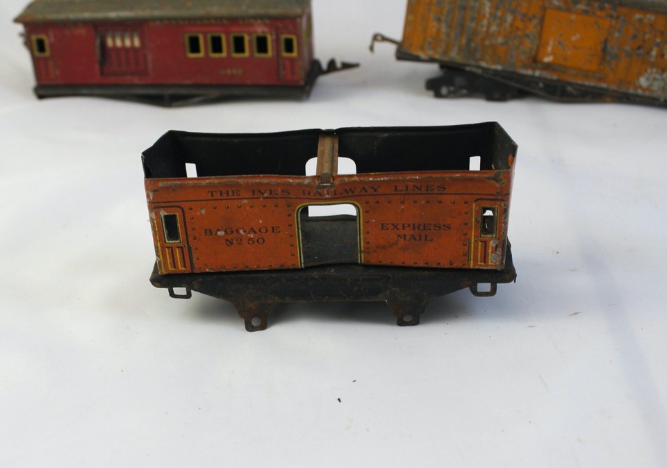 Antique Ives Model Train Cars | eBay