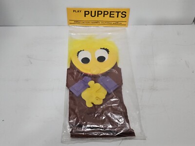 Vintage The Puppet Factory Cloth Hand Puppet In Factory Packaging RARE ...
