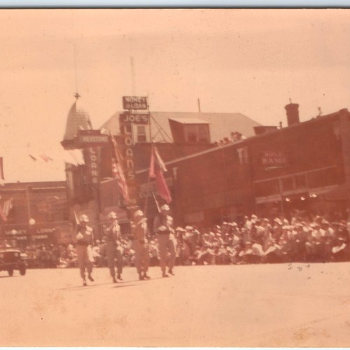c1970s Unknown Downtown Parade Photo Military Waffle House Rifle Range ...