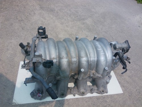 06-10 INFINITI M45 V8 ENGINE AIR INTAKE MANIFOLD THROTTLE BODY ASSEMBLY ...