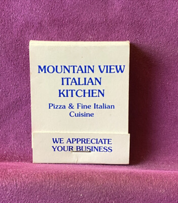 Matchbook Mountain View Italian Kitchen Ironto Virginia | eBay