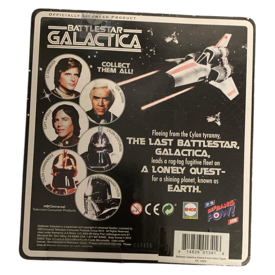 Adama Battlestar Galactica retro Figure Classic Series new | eBay