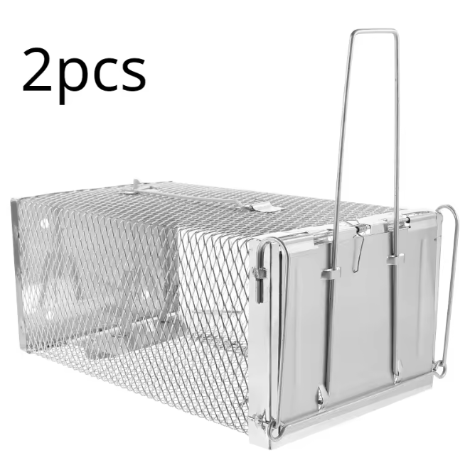 USA Mouse Trap Rat Trap Rodent Trap Live Catch Cage, Easy to Set Up and ...