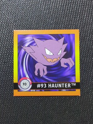 Haunter #93 Pokemon 1999 Artbox Sticker NM | eBay