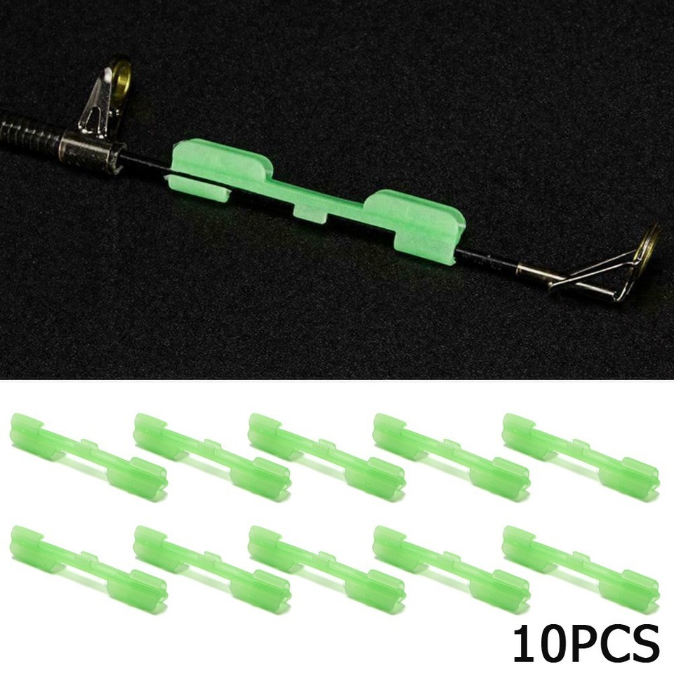 Fishing Light Clip On Rod Tips 10 Pcs Fluorescent Glow for Night ...