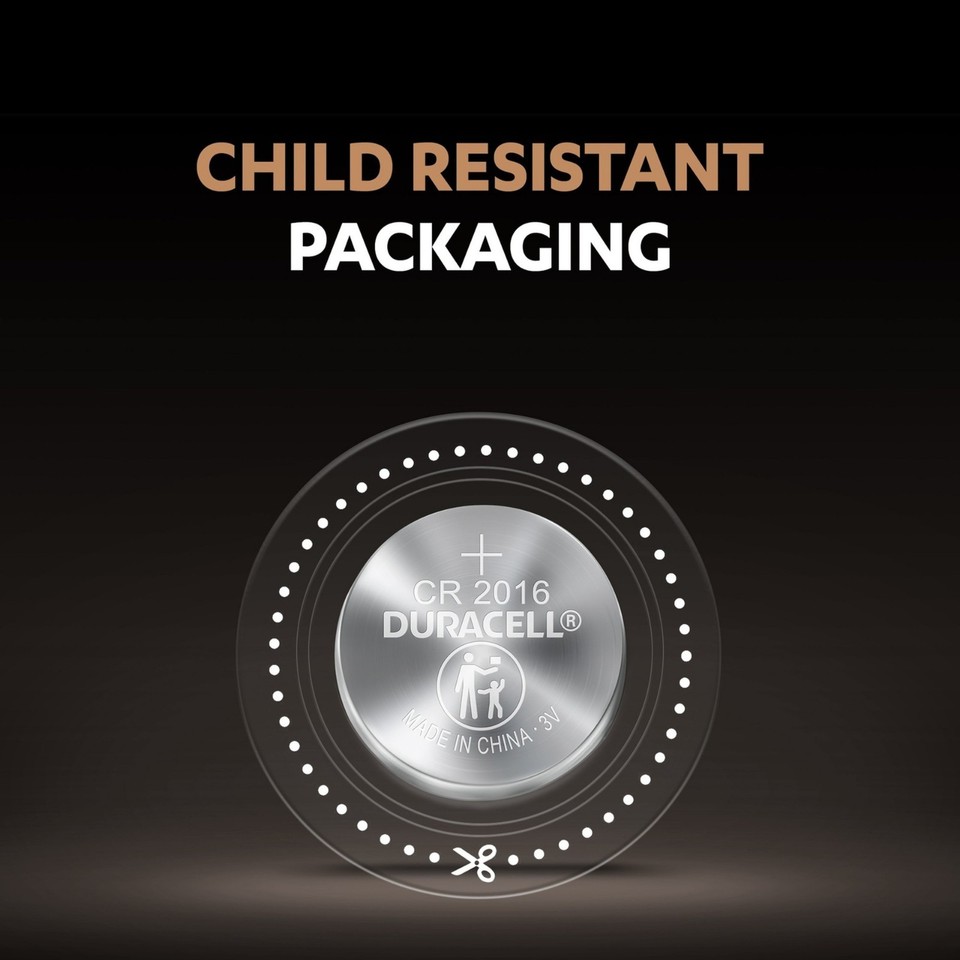 2 / 5 or 10 Pack of Fresh Duracell Lithium Button Cell Batteries CR2016 ...