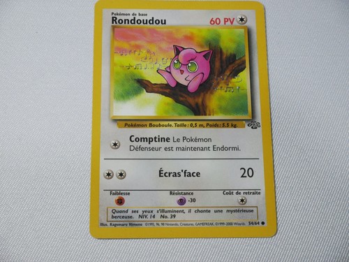Carte Pokémon Rondoudou 54/64 Jungle | eBay