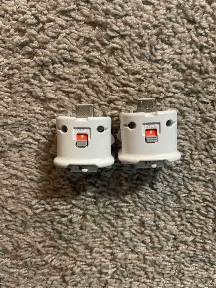 Lot of 2 Genuine OEM Nintendo Wii Motion Plus Adapters RVL-026 | eBay